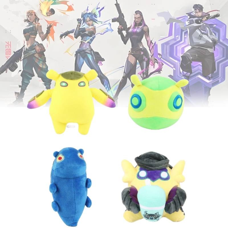 Valorant Plush Wingman Gekko Playful Stuffed Animal Quality Soft Toy ...
