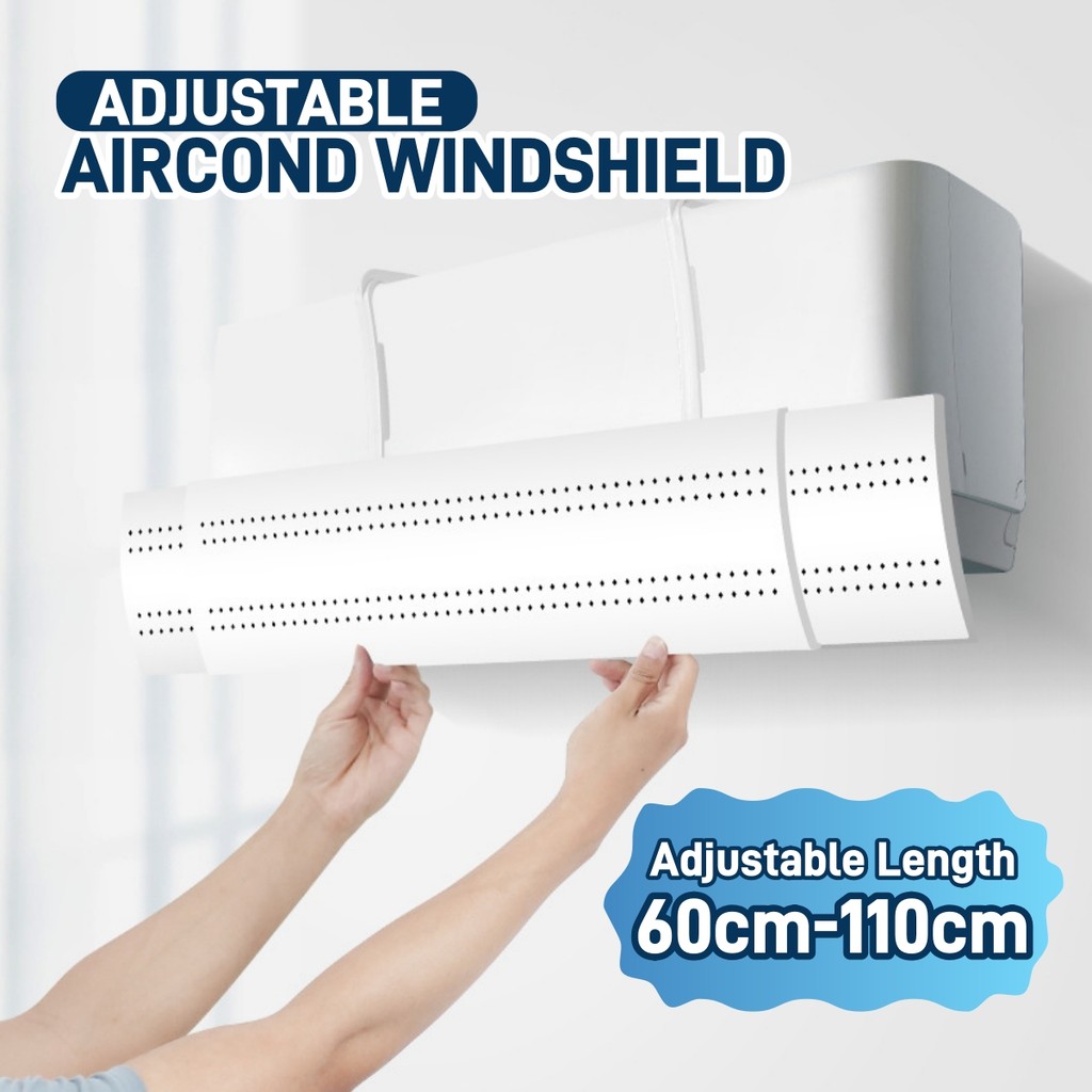 Adjustable Air Conditioner Windshield Aircon Deflector Prevent Direct ...