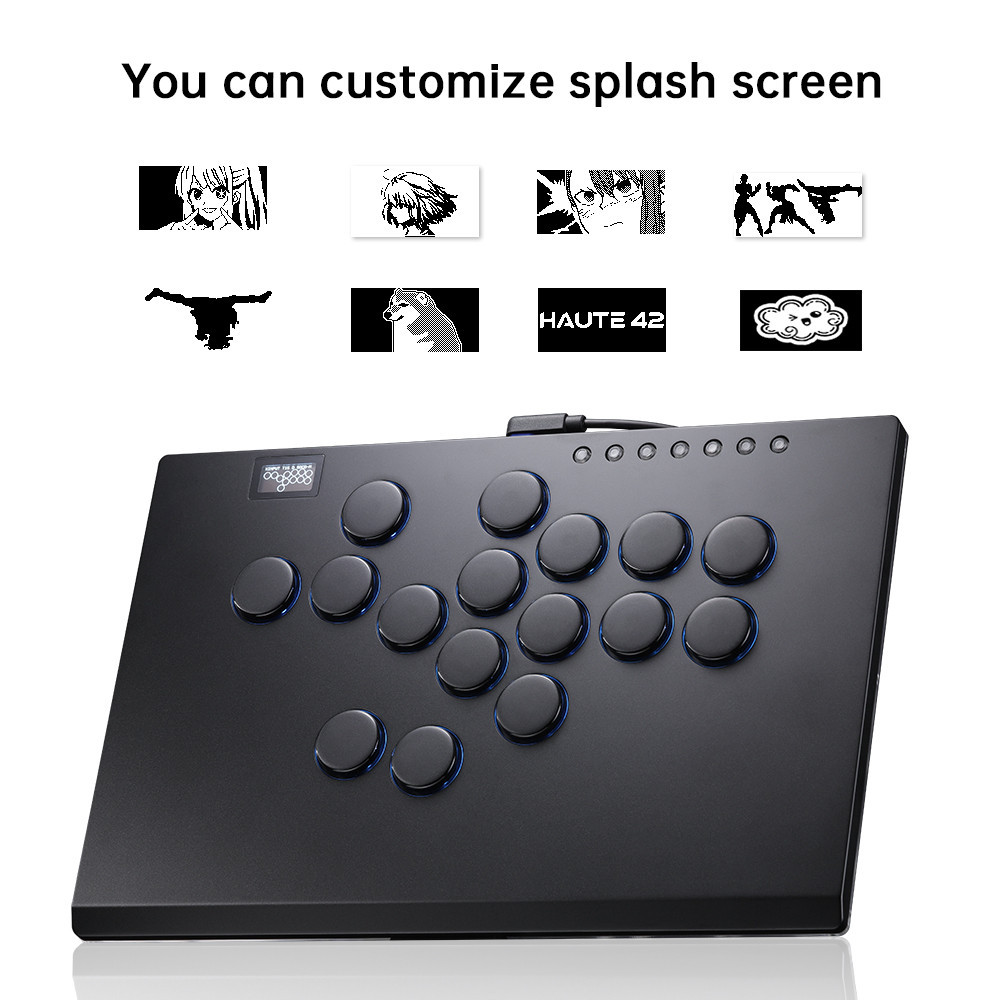 Haute42 Aluminium Alloy joystick Arcade Hitbox Leverless Controller ...