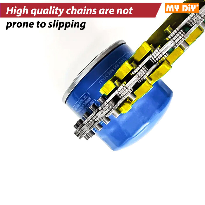 MYDIYSDNBHD - 12" CHAIN WRENCH OIL FILTER OPENER CHAIN TYPE OR RUBBER ...