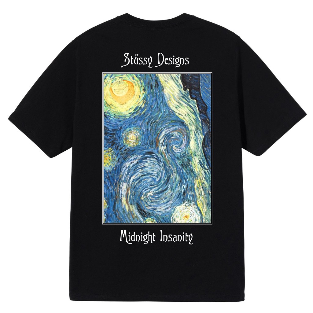 STY ready to send short sleeve t-shirt Van Gogh Starry Sky Night Sky ...