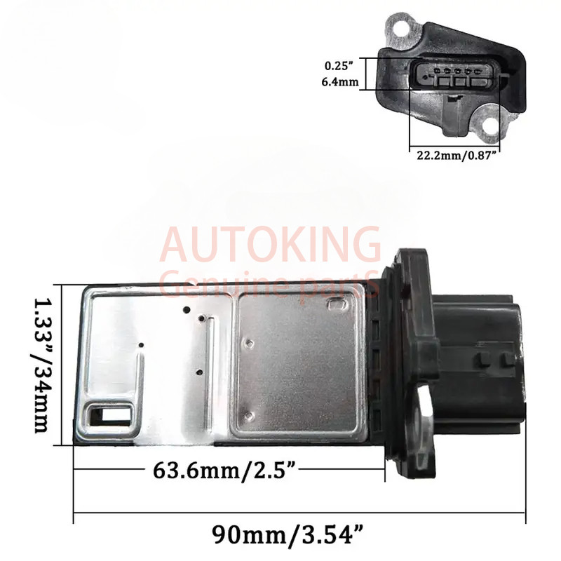 MAF Mass Air Flow Sensor Meter for Nissan Almera / GT-R / Pathfinder ...