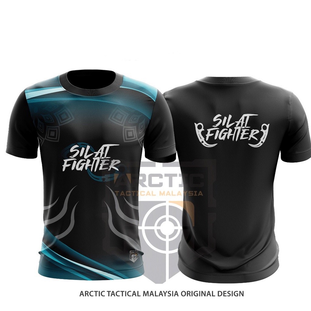 Malaysia Sublimation Printed Round Neck Short Sleeve T-Shirt Silat ...