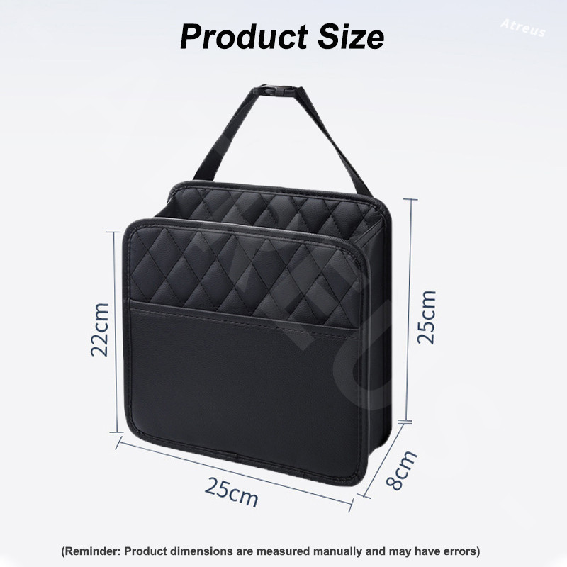 Car Back Seat Storage Bag Leather Organizer Car Cup Holder Tissue Phone ...