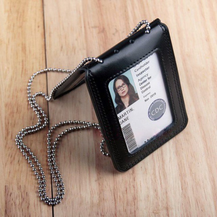 Hong Kong Reporter US Police Badge ID Credit Card Holder Genuine ...