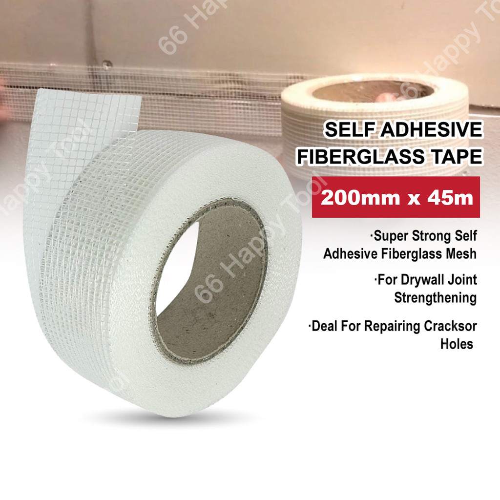 2" 4" 6" 8" Fiberglass Mesh Tape Self Adhesive Partition Tape Drywall ...