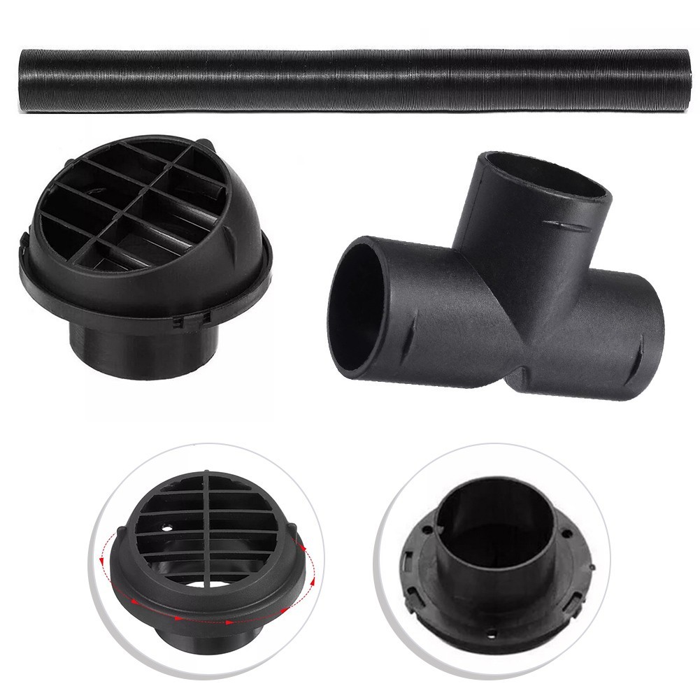 Fast ship⚡ 42mm Pipe Ducting T Piece +Warm Air Outlet Vent + Vent ...
