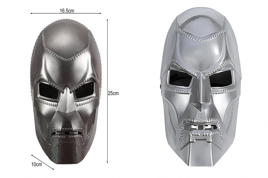SOU Face Shape Design Masque Cosplay Masque Metallic Color Resin ...