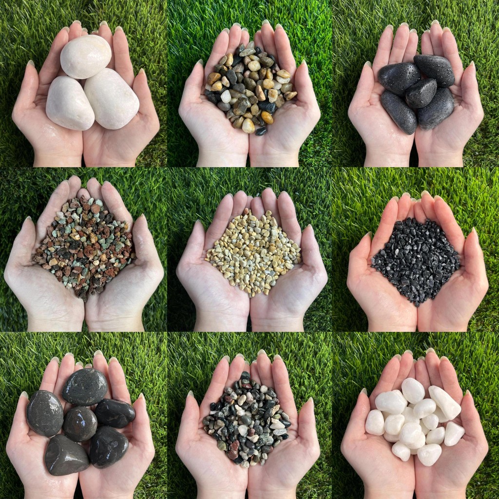 GPS Green Plant Society 1 Packet (Guni) Pebble Stone 鹅卵石 石头(10KG 18KG ...