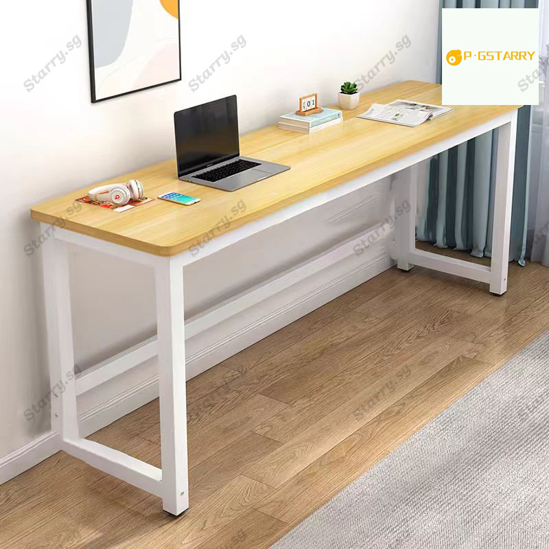 Office Home S·T Table Long Simple Narrow Table Against The Wall Study ...