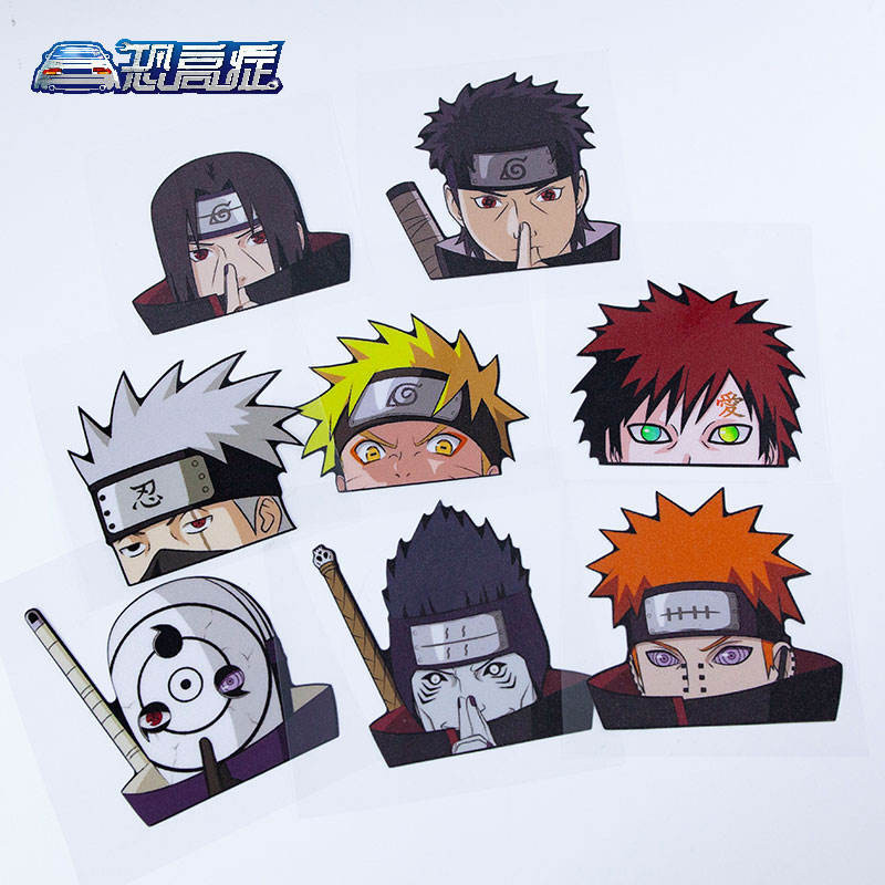 ** New ** Car Stickers Naruto Naruto Sasuke Uchiha Itachi Waterstop ...