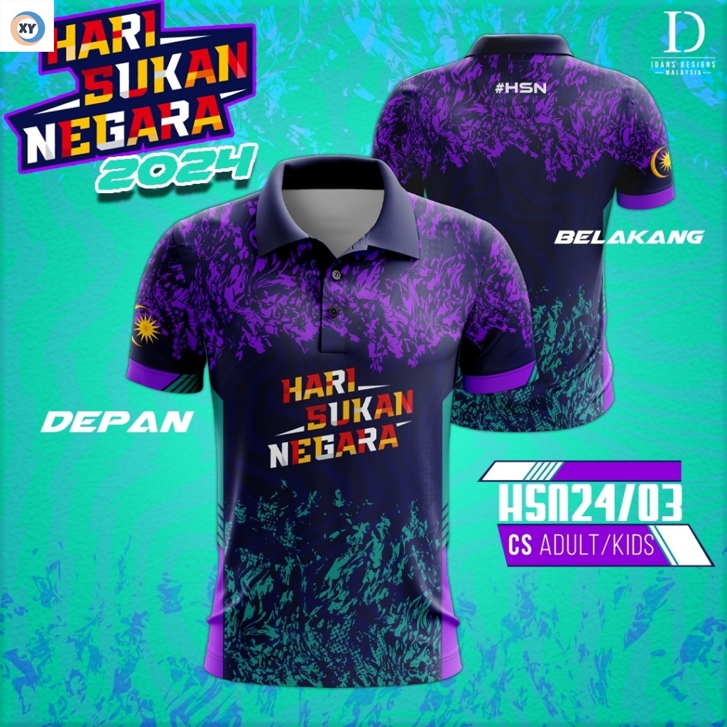 (XUYUE) Hari Sukan Negara 2024 ( HSN24 - 03 ( CS ) | Shopee Malaysia