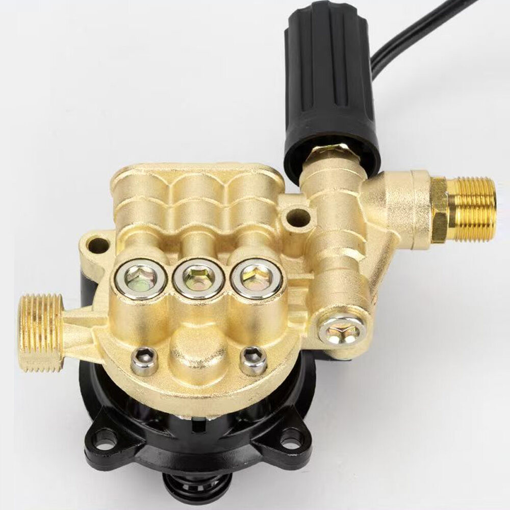 Pressure Washer Pump Metal Head With Pressure Gauge Replacement ...