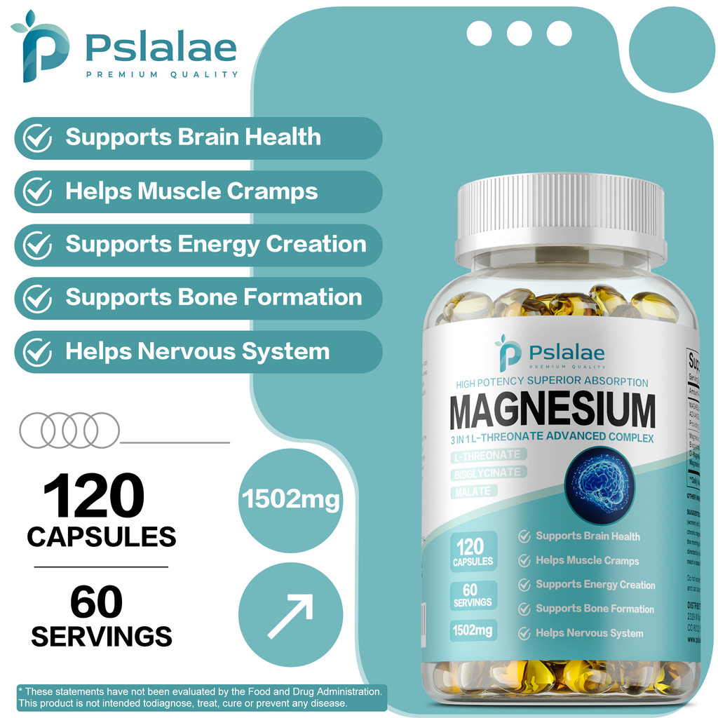 Bis-Glycine Chelate, Malate Blend, Brain Support, Stress Headache ...