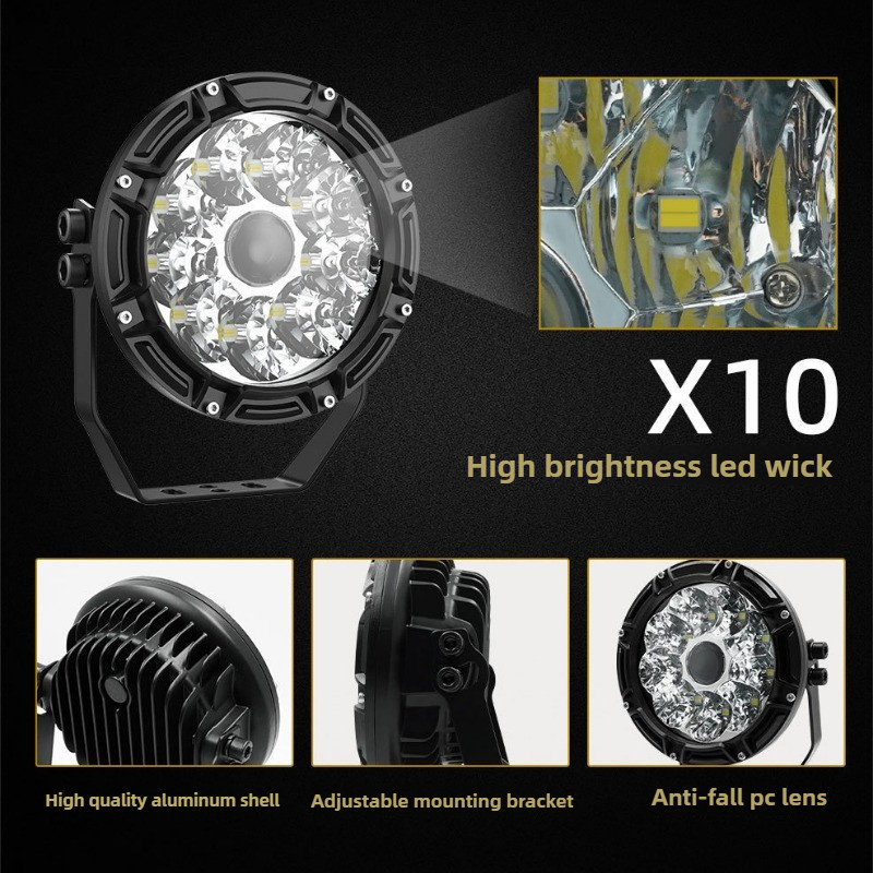 5inch High Power Car Spotlight LED Bulbs for Brighter Long Range ...