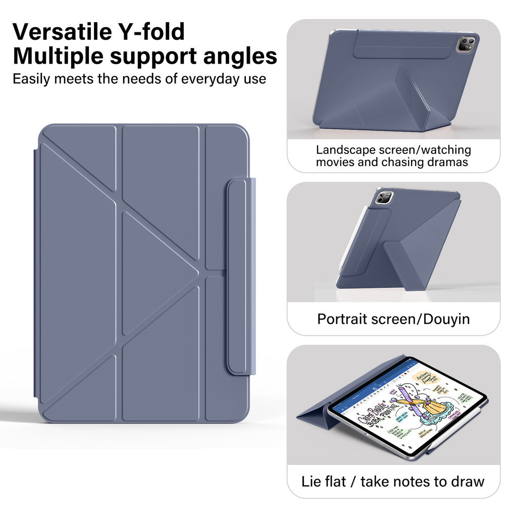 Folding Stand Strong Magnetic Tablet Case for iPad A16 2025 Air11-M3 ...