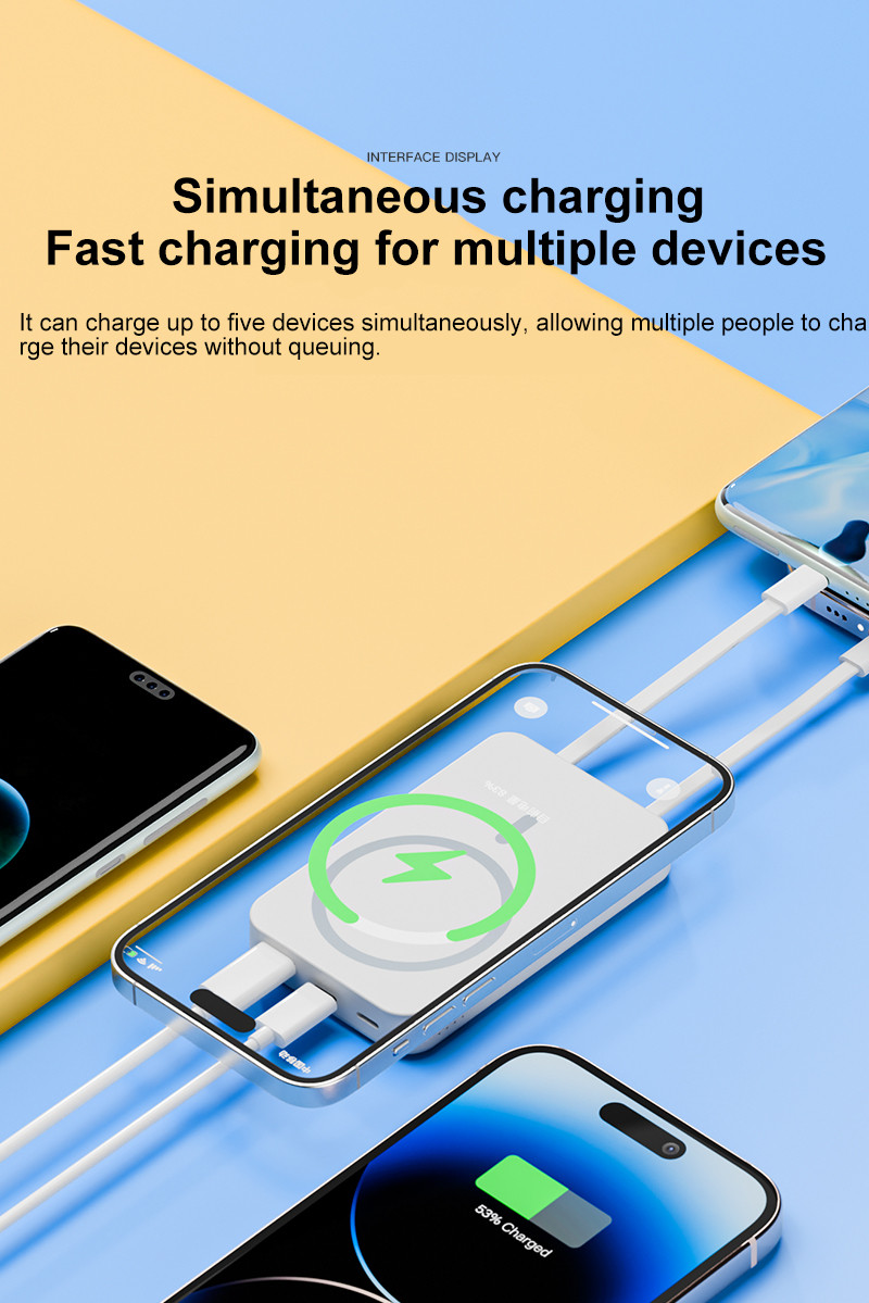 3C Certification Magnetic Powerbank 20000mAh Wireless Powerbank 3c ...