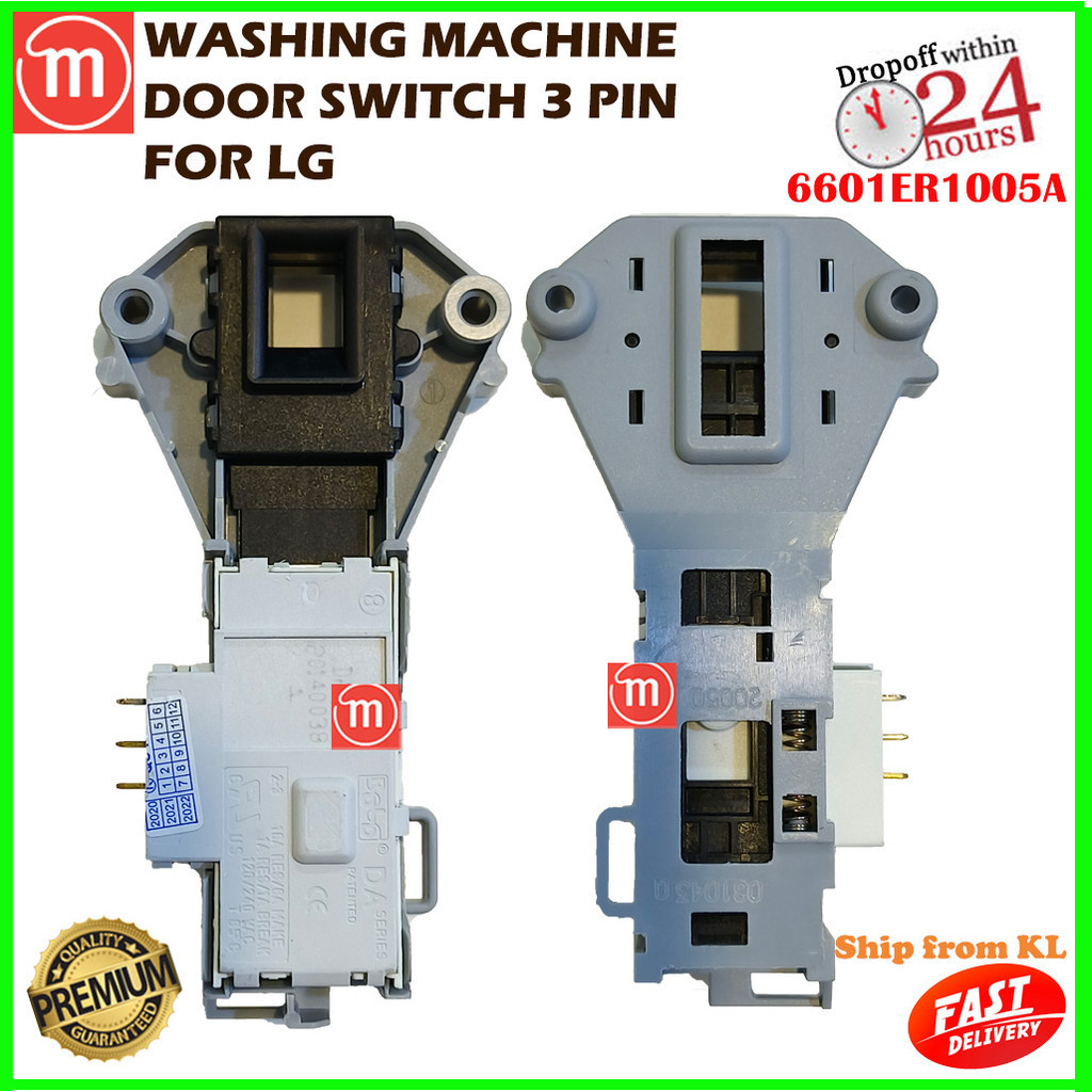 LG WASHING MACHINE DOOR LOCK SWITCH 6601ER1005A 3 PIN | Shopee Malaysia