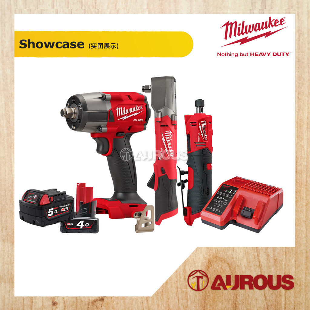 MILWAUKEE GARAGE COLLECTION (M18 FMTIW2F12-0X + M12 FDGS-0 + M12 ...