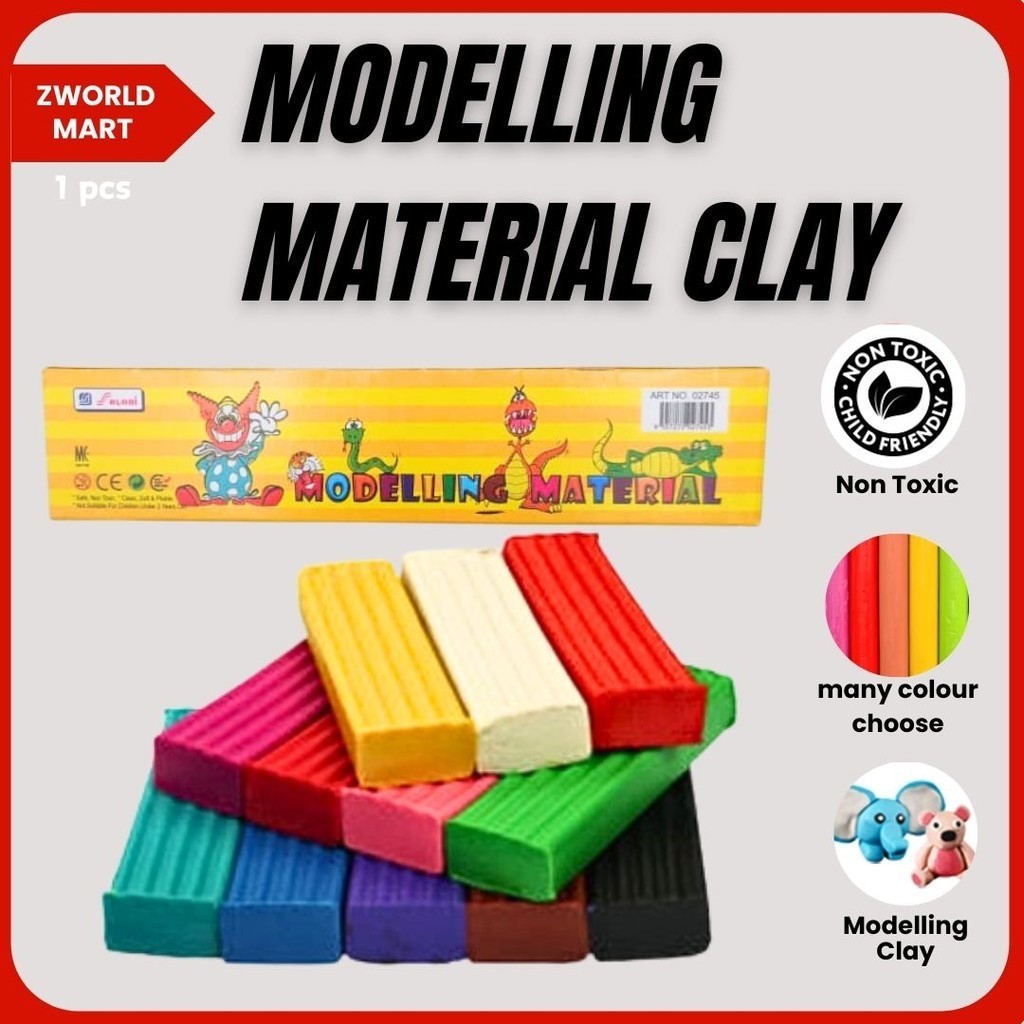 Modelling Material Clay Non-Toxic | Art Plasticine | Modelling ...