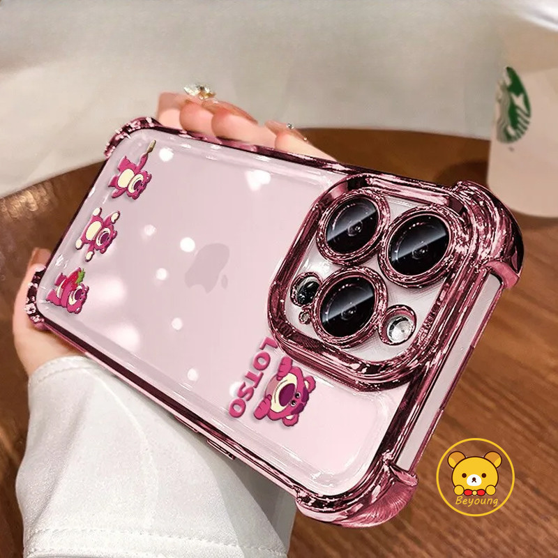 Strawberry Bear Lotso Phone Case For Vivo V30 V29 V29E V27 V25 V23 Pro ...