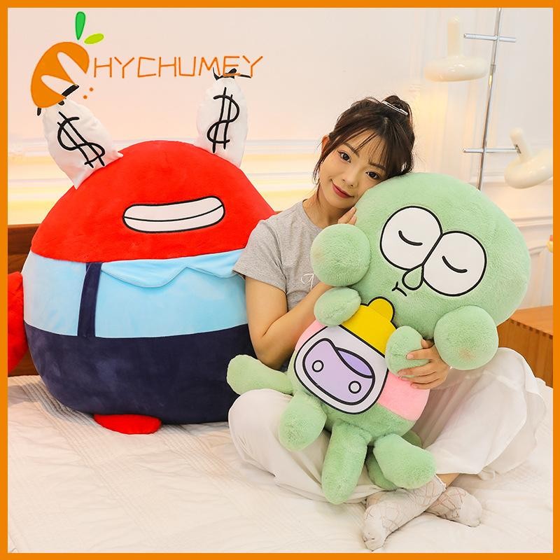 Charming Spongebob Lovable Plushie Cozy Squidward Cushion Sofa Stuffed ...