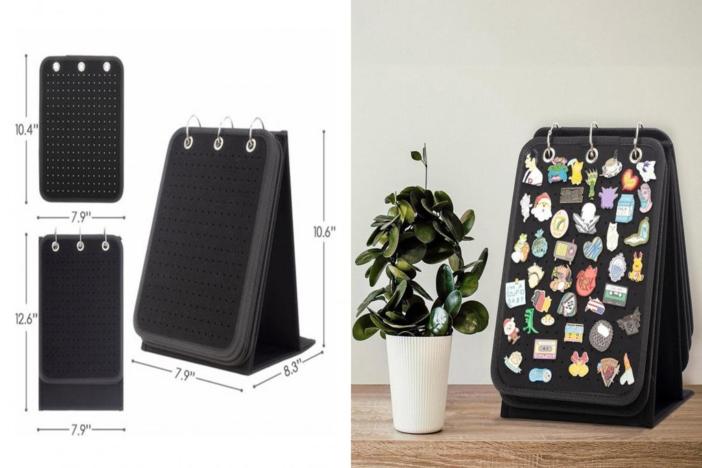 KDCL- Pin Display Stand Pin Presentation Stand Enamel Pin Organizer ...