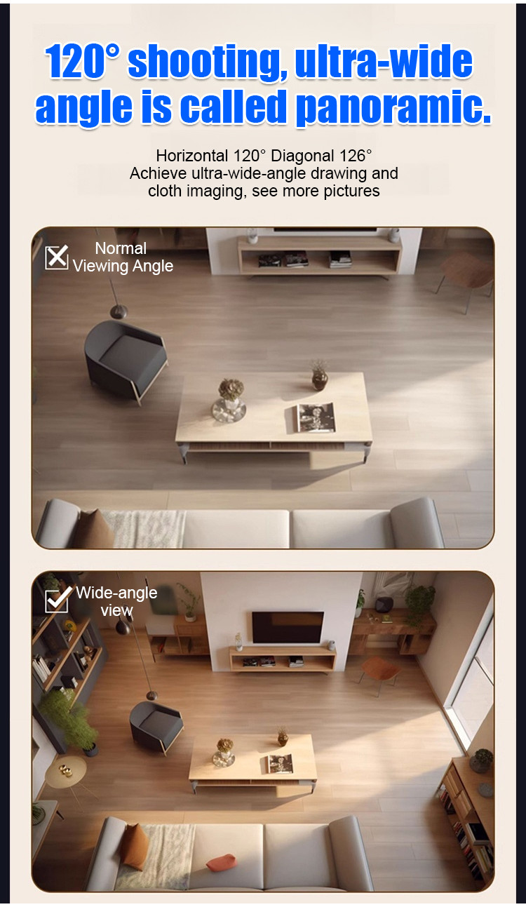 [4K/Ultra-wide Angle]4G Remote Intelligent Surveillance Camera Home ...