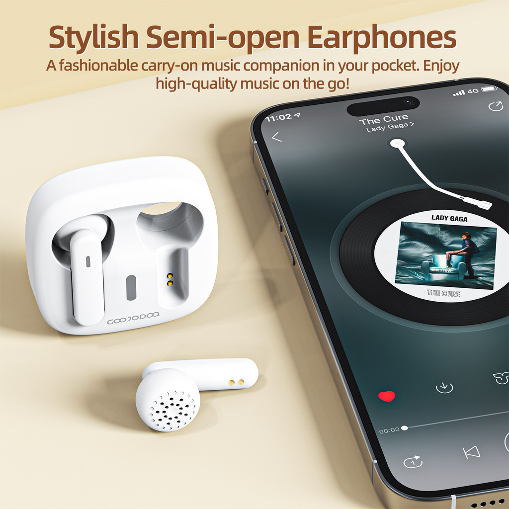 GOOJODOQ F13 Deep Bass Ultra-Portable Wireless Bluetooth 5.3 Fon ...