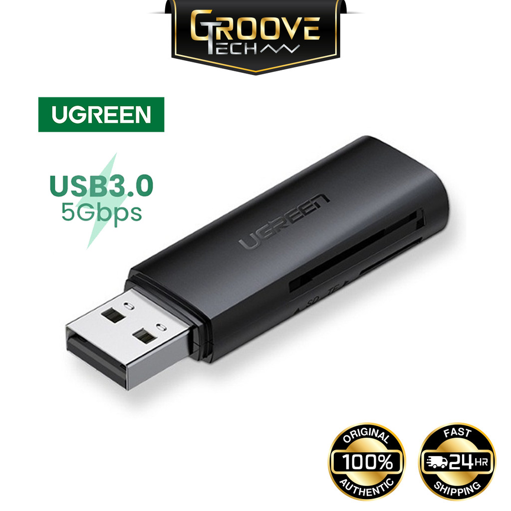 UGREEN 62MM Card Reader USB 3.0 to SD Micro SD TF Memory Card Adapter ...