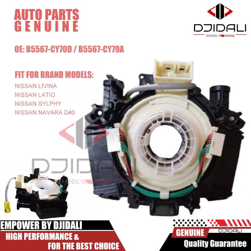 NISSAN LIVINA LATIO SYLPHY NAVARA D40 CLOCK SPRING STEERING CLOCK ...