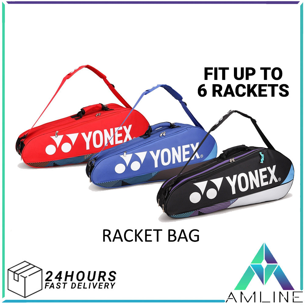 Yonex Badminton Bag Waterproof Double Compartment Strap Sebelah Bahu ...