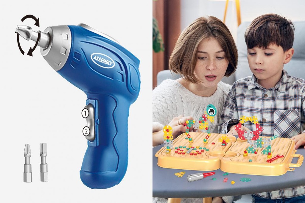 Cocoblue Battery-powered Toy Drill for Kids Kids Drill Set with ...