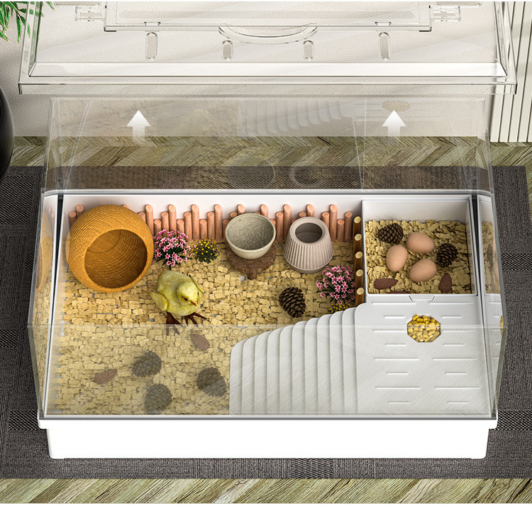 Rudin Chicken Breeding Incubator, Plastic Pet Villa House Cage | Shopee ...