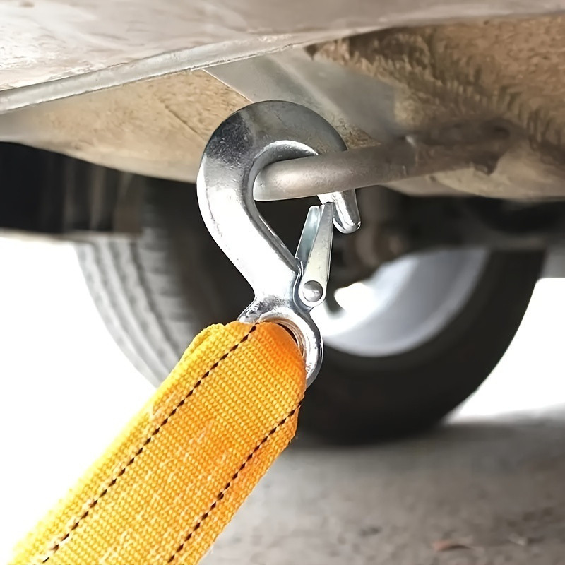 Car Towing Rope Heavy Duty 5-ton Traction Rope with Nylon Rescue Belt ...