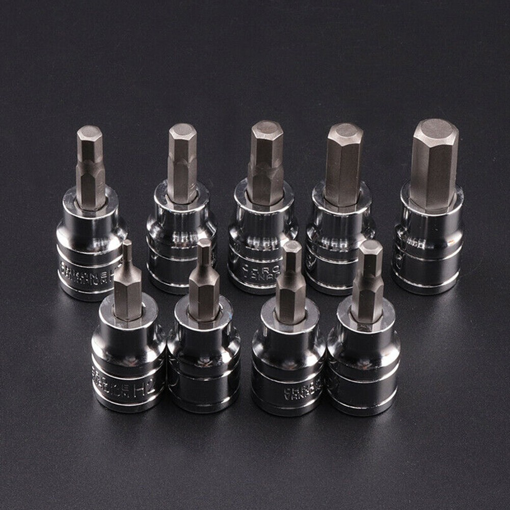 【FDSA】9pcs/set Allen Key Sockets Hex Bit Socket Set 3/8" Drive & Drill ...