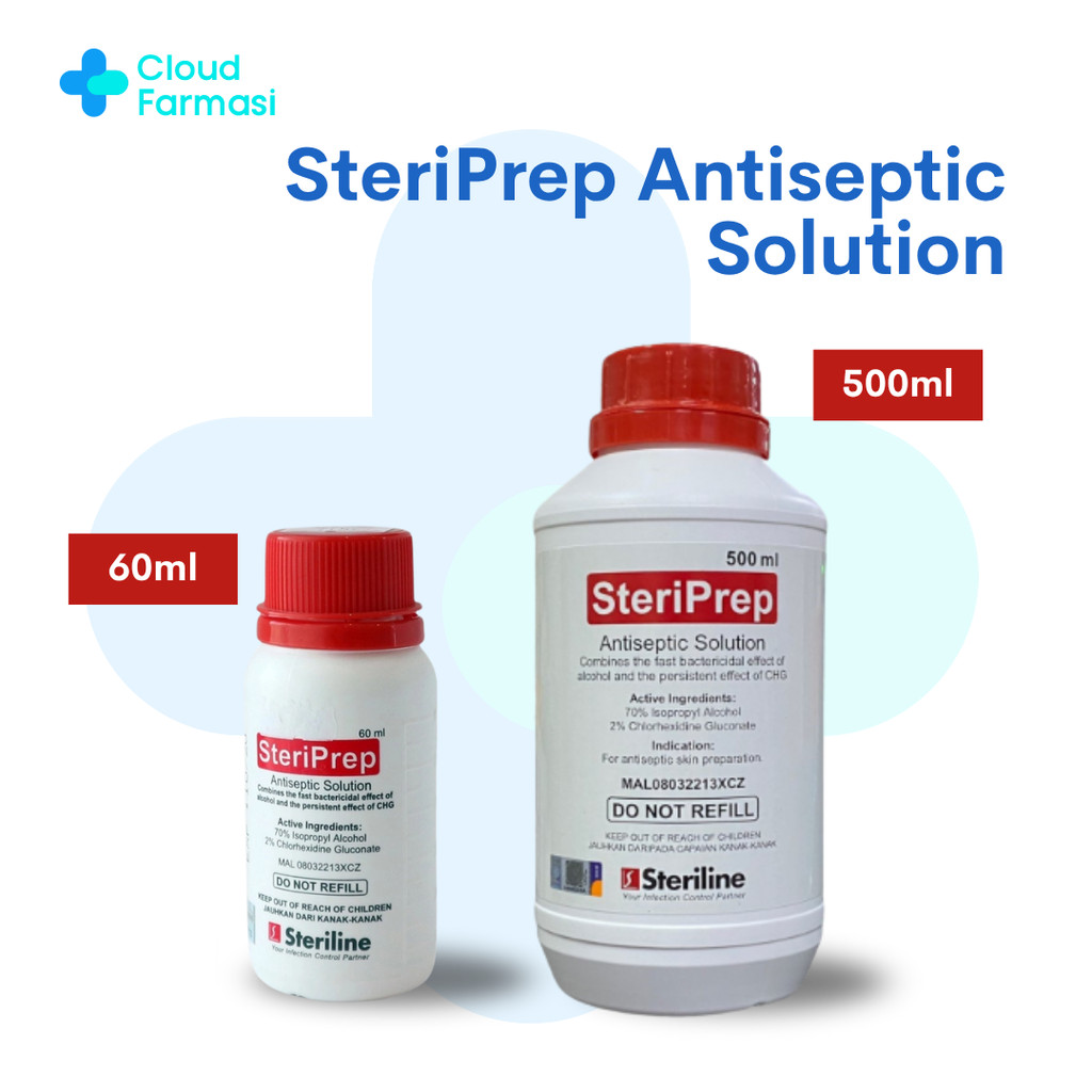 [Cloud Farmasi] Steriline Steriprep Antiseptic Solution for Disinfect ...