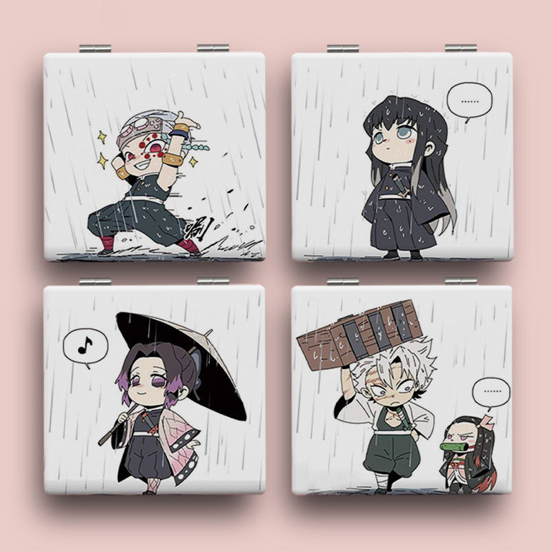 Makeup Mirror Demon Slayer Tomioka Nezuko Zenitsu shinobu Demon Slayer ...