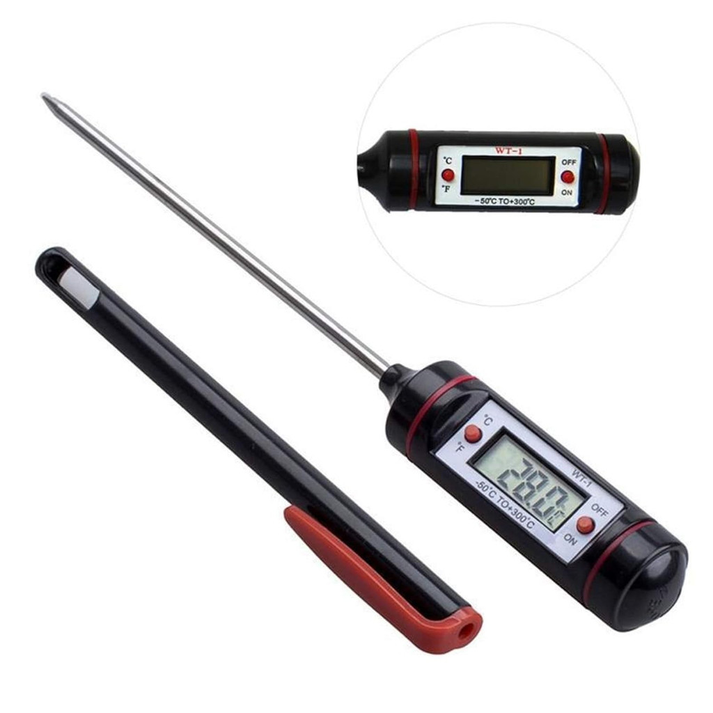 DCR Stainless Steel Pen Thermometer Digital Food Thermometer Kitchen ...