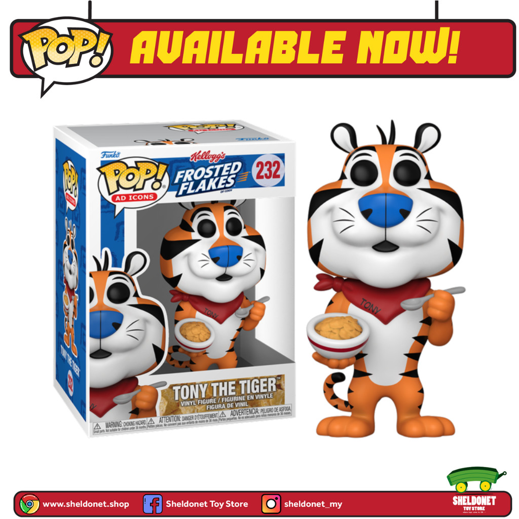 Funko Pop! Ad Icons: Kellogg's- Tony The Tiger ('84) | Shopee Malaysia