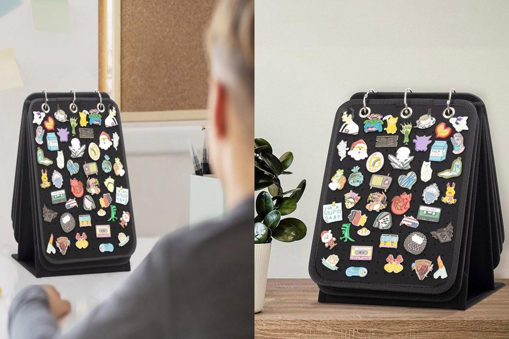 KDCL- Pin Display Stand Pin Presentation Stand Enamel Pin Organizer ...