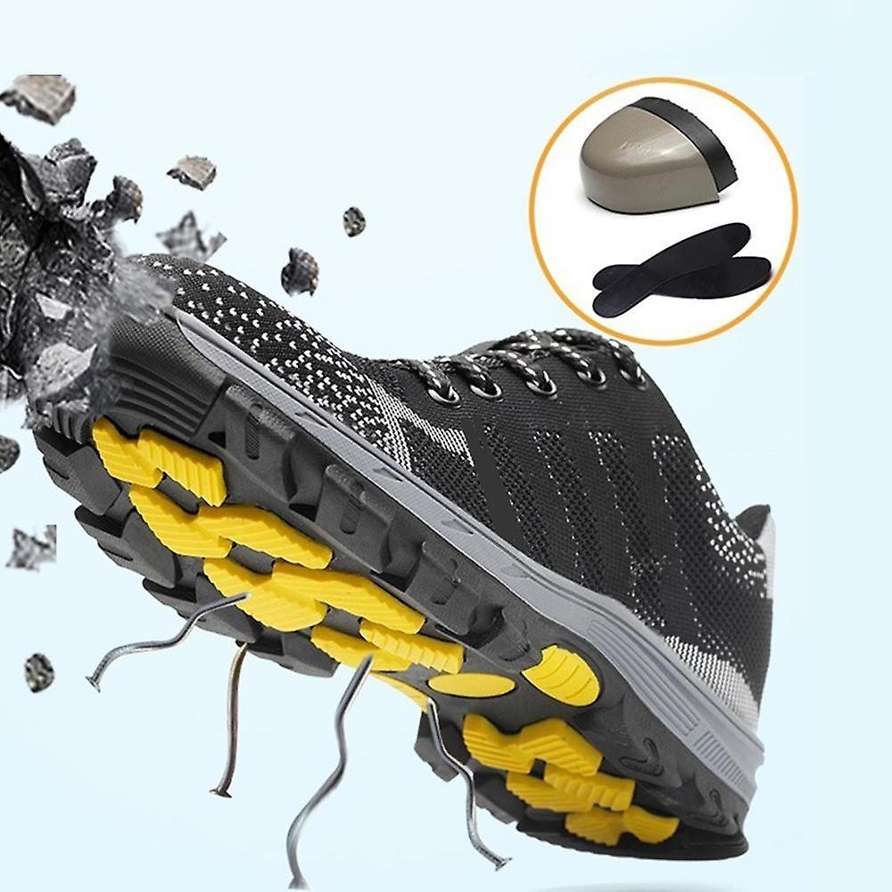 (SUPER STEEL) Steel Plate Men Safety Shoe Safety Boots Work Boot Mid ...