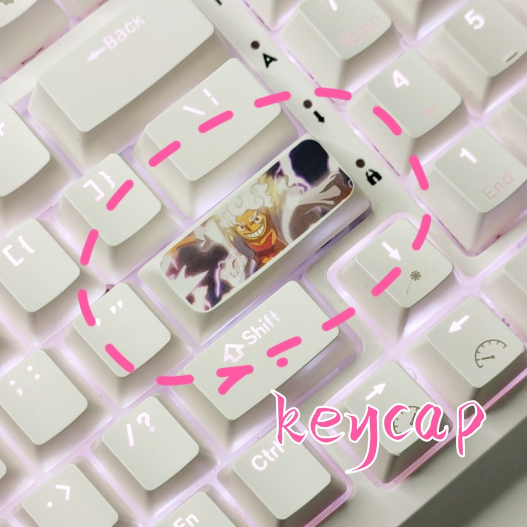 One Piece Keycap Luffy Suitable for Mechanical Keyboard Keycaps ...