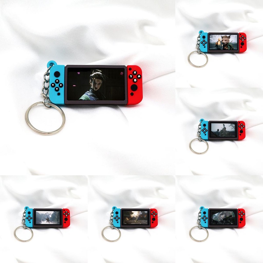 Myth Eye-catching Black Wukong Game Controller Keychain For Switch And ...
