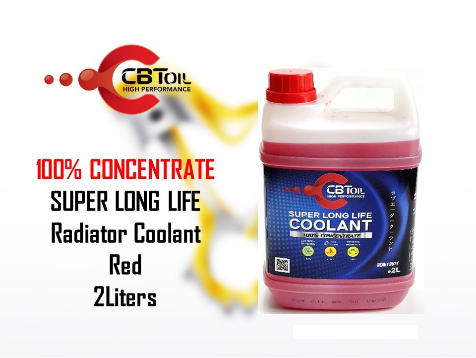 CBT OIL - Red Super Long Life Coolant 2L Japan Quality 100% Concentrate ...