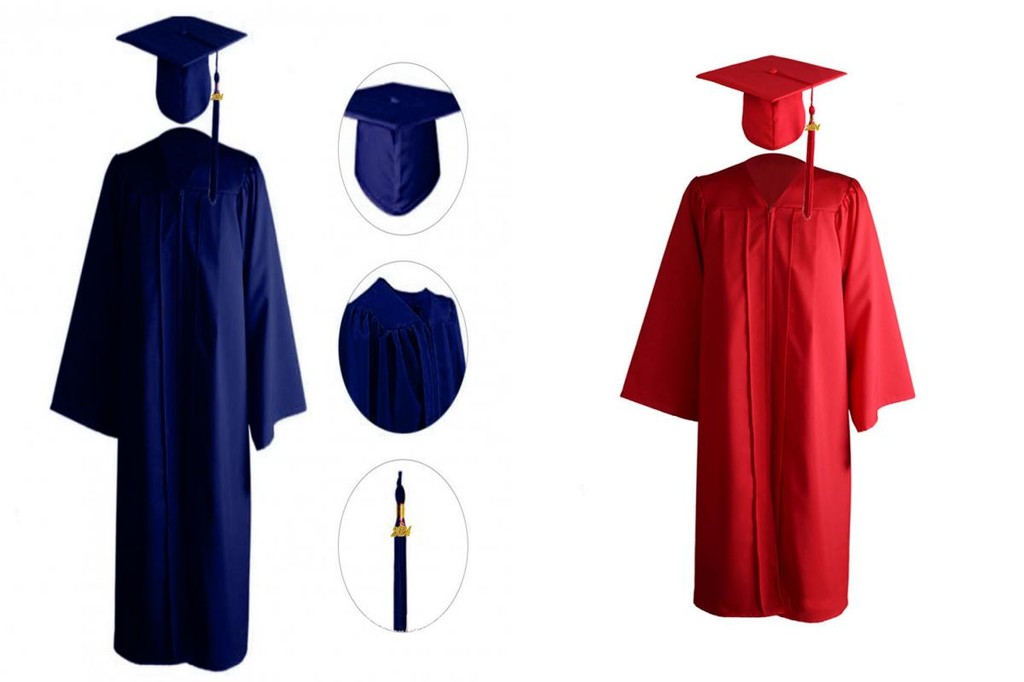 AMAR Bachelor Graduation Uniform Tear-resistant Graduation Robe ...