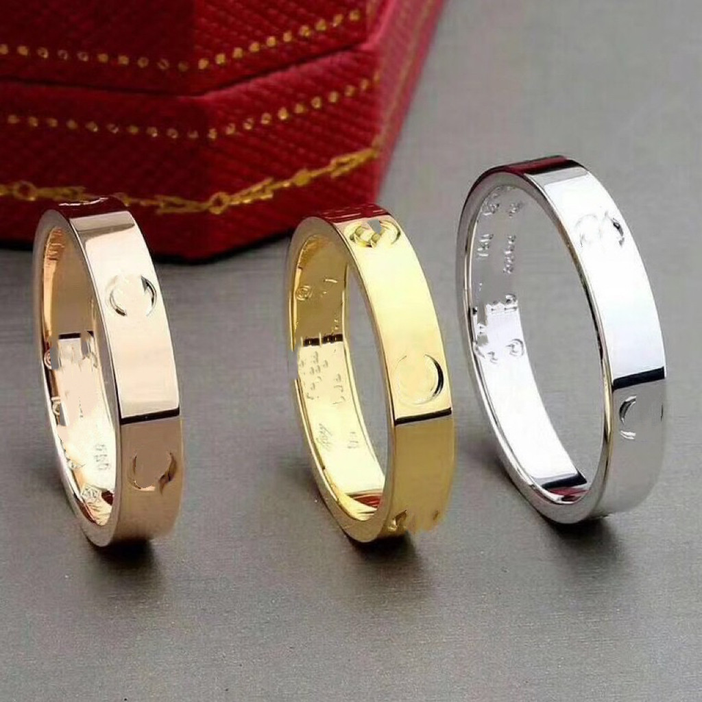 [MJ&AJ] Ring Stainless Steel Korean Jewelry Wedding/ Single/ Couple ...