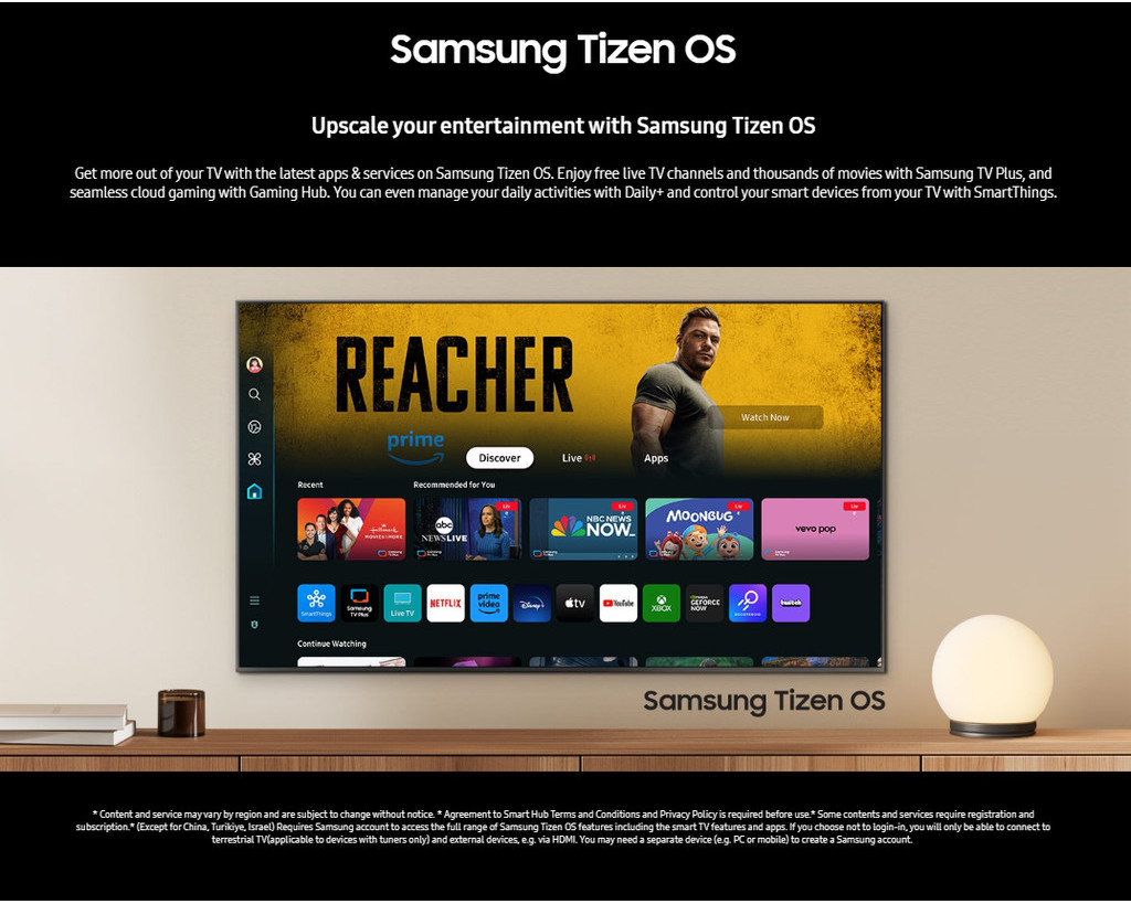 SAMSUNG UA65DU7000KXXM 65" Crystal UHD 4K UA65DU7000 With SmartThings ...