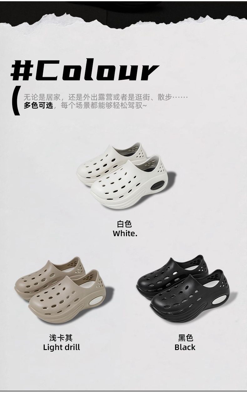 Sandal dan selipar pantai pakaian luar boleh bernafas yang tidak licin ...