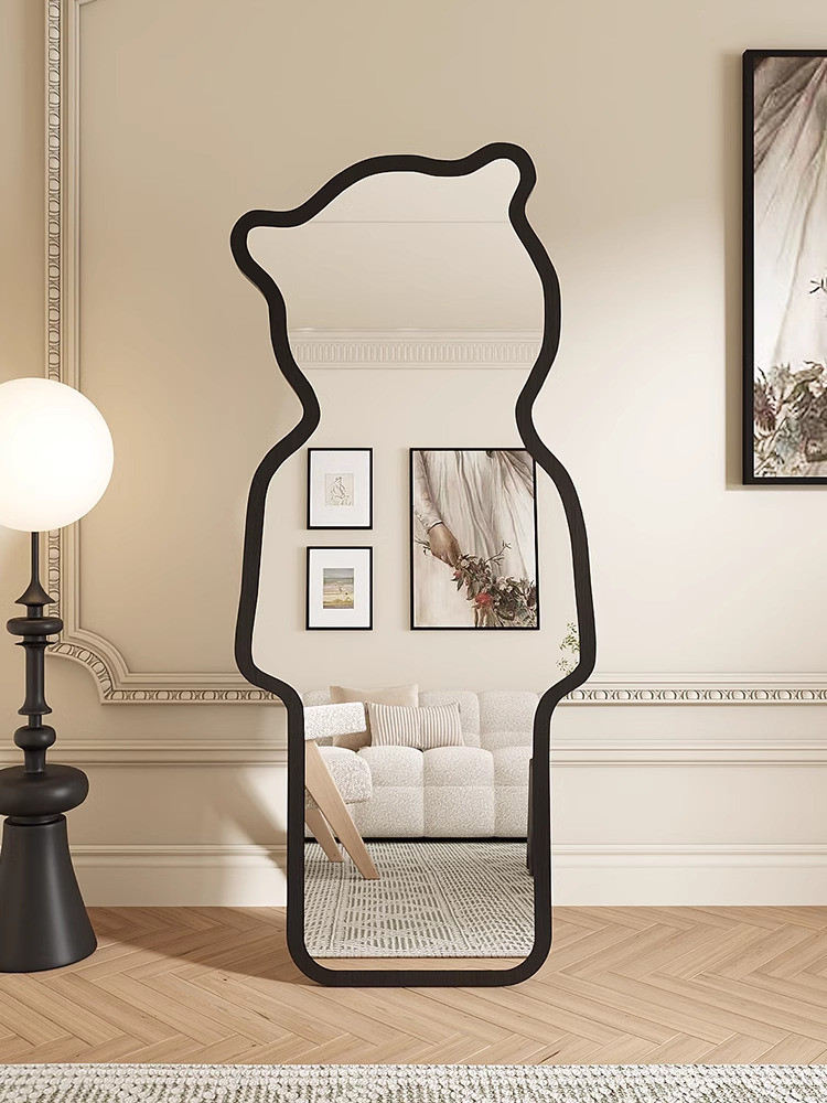YIXIN Full Body Mirror, Dressing Mirror, Cute Little Bear, Bedroom ...